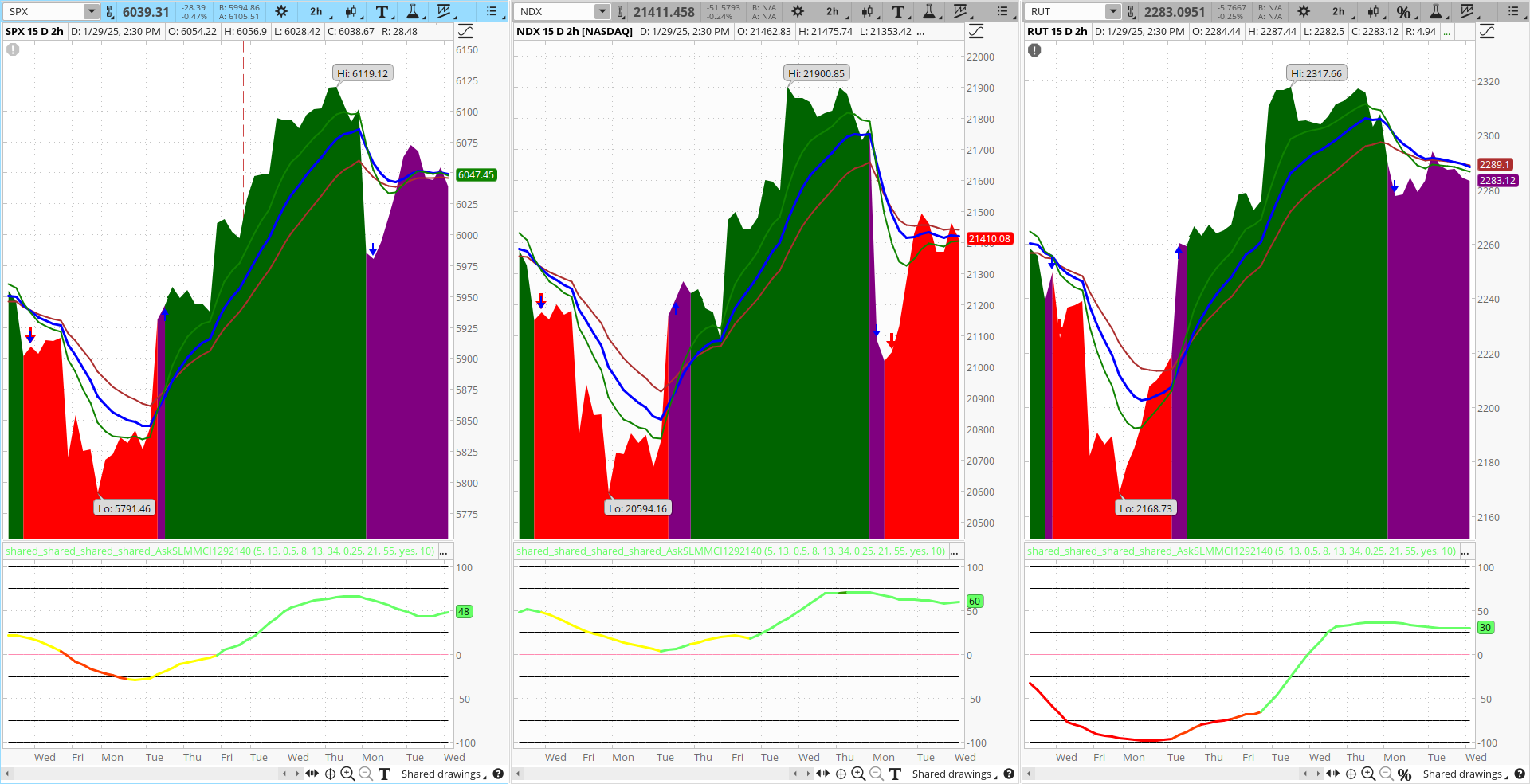 S&P 500 Daily Snapshot Lite_1-29-25 | askSlim